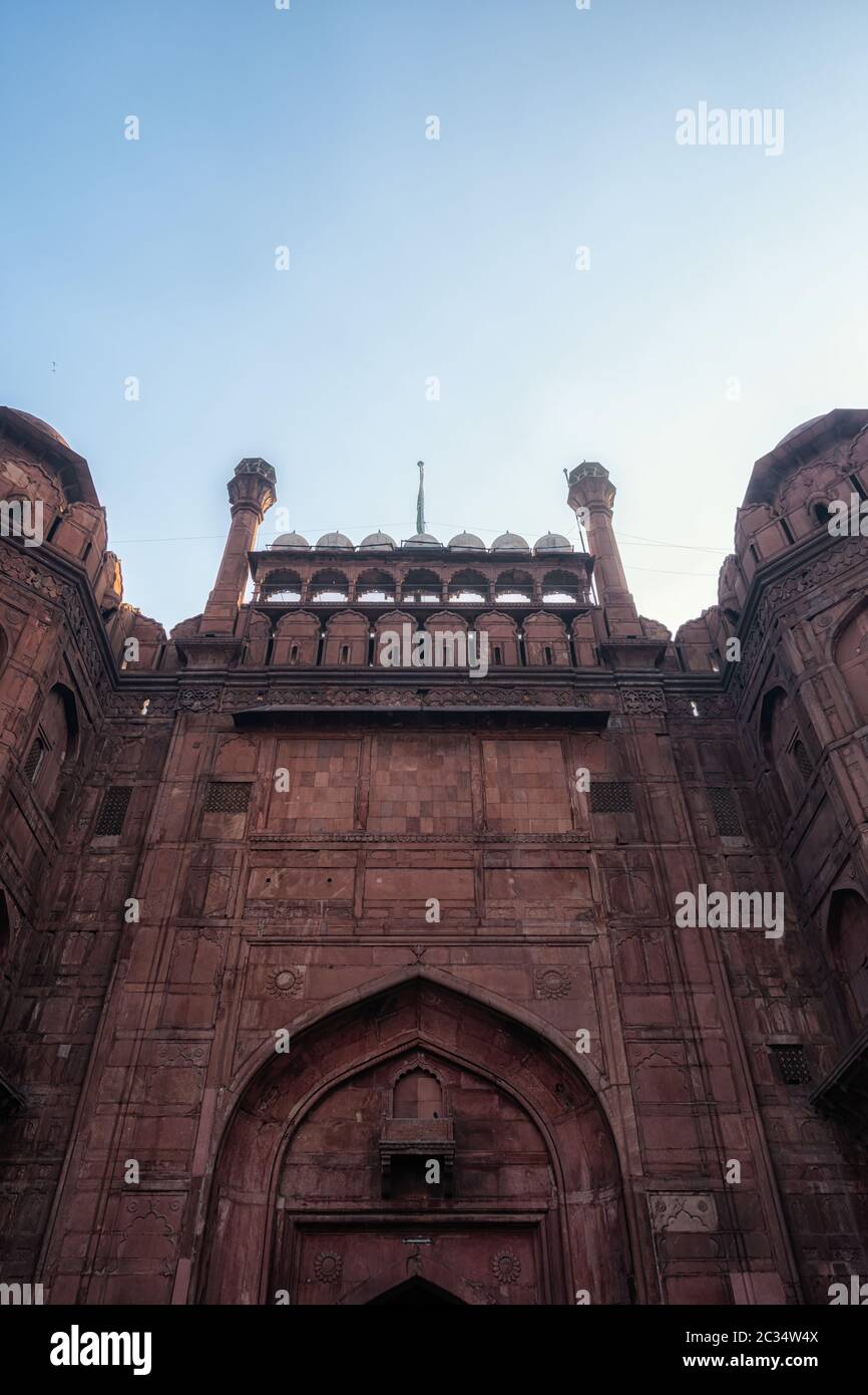 lahori gate red fort new delhi Stock Photo - Alamy