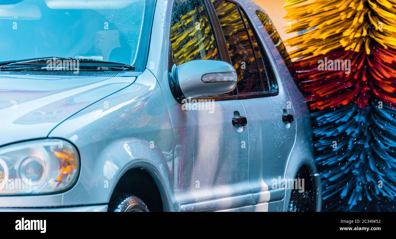 Car Going Through Car Wash High Resolution Stock Photography and Images ...