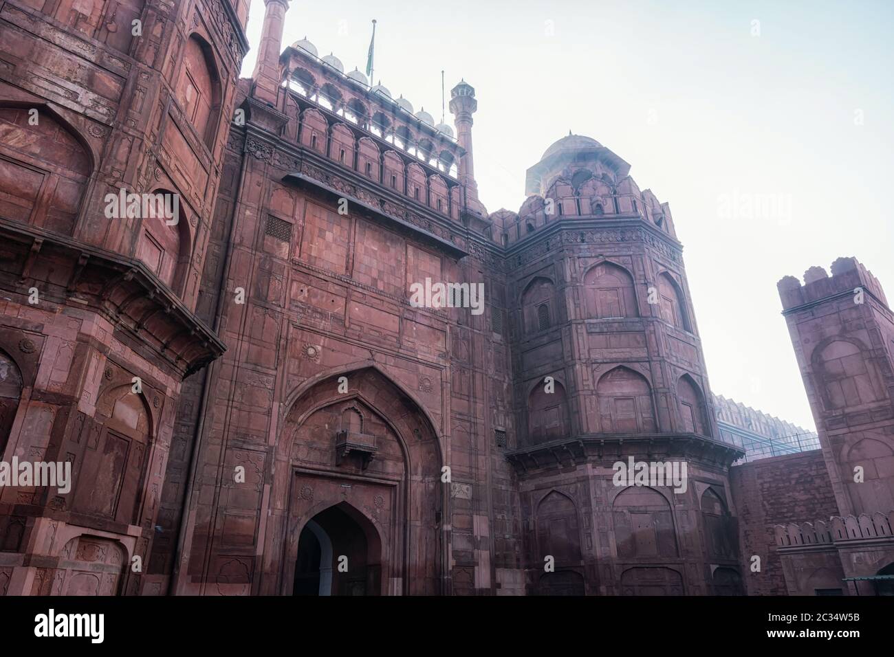 lahori gate red fort new delhi Stock Photo - Alamy