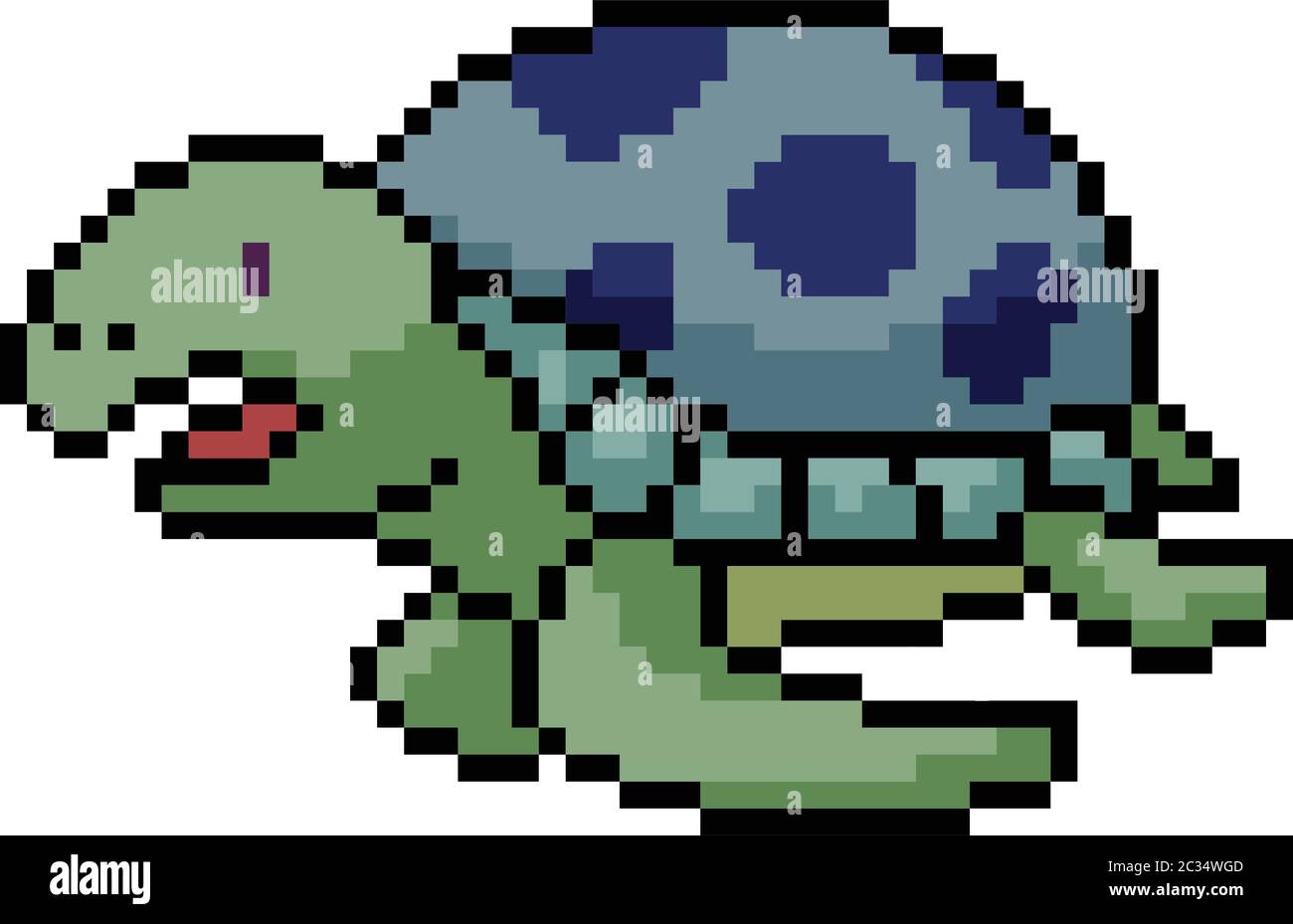 Turtle pixel hi-res stock photography and images - Alamy