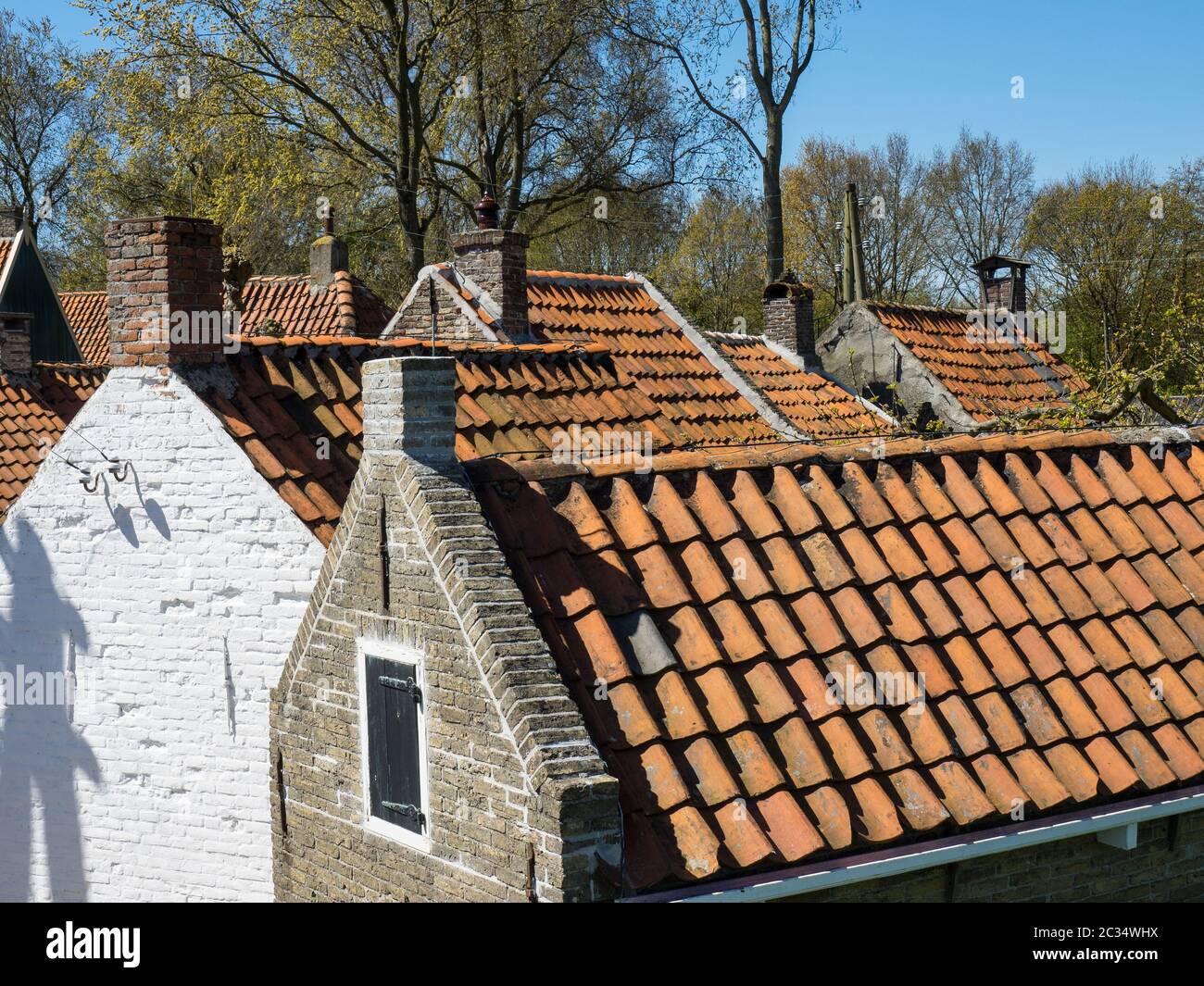 small dutch houses Stock Photo - Alamy