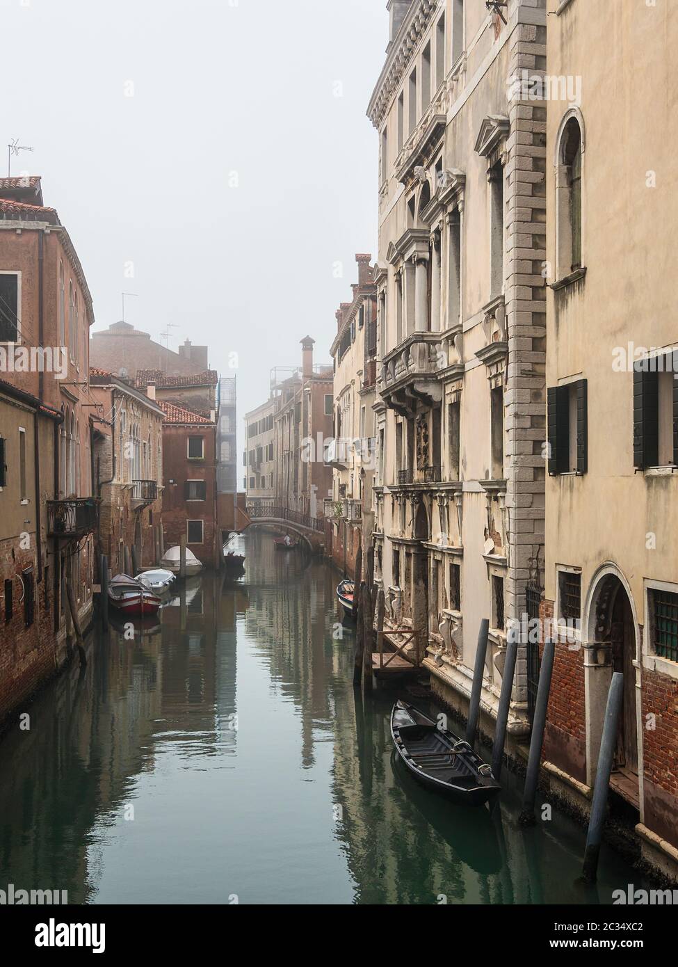 Historical buildings and channel in the city Venice, Italy Stock Photo ...