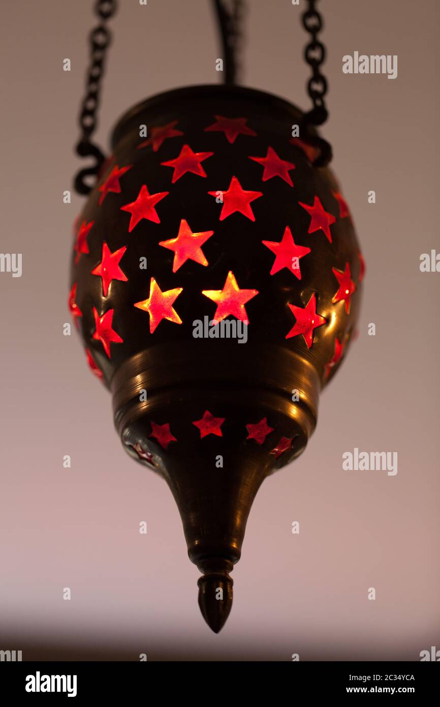 Traditional Vintage Turkish Lamp Stock Photo - Alamy