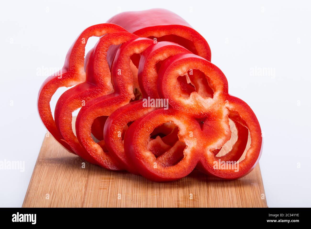 Pimiento pepper slice hi-res stock photography and images - Alamy