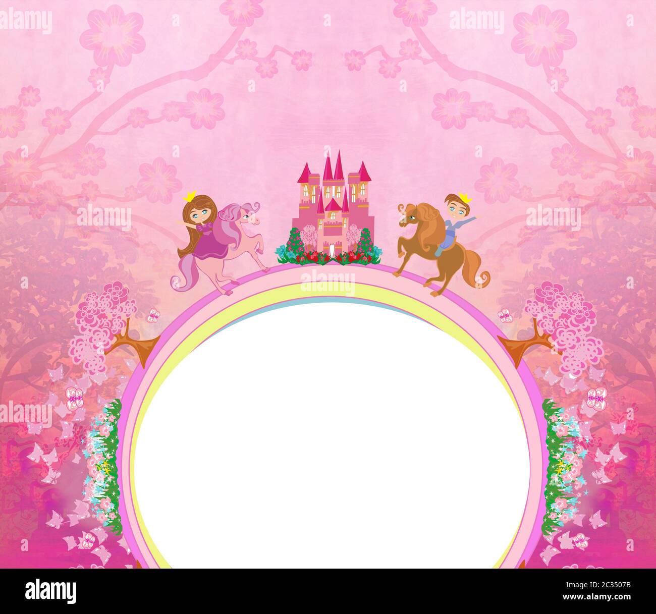 Beautiful prince and princess - frame Stock Photo - Alamy