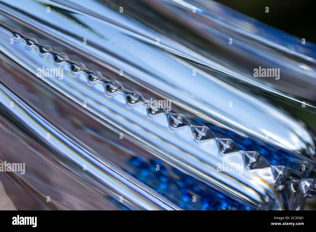 Macro abstract art background of beautiful lead crystal glass texture ...