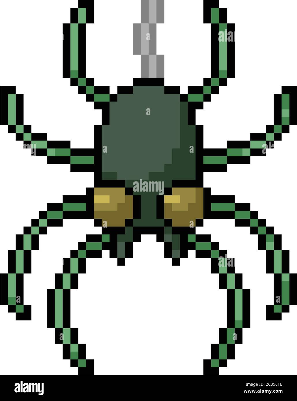 Spider pixel hi-res stock photography and images - Alamy