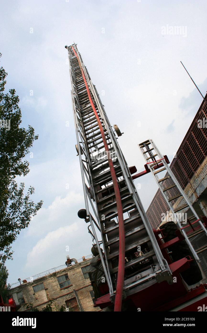 detailed fire truck Stock Photo - Alamy