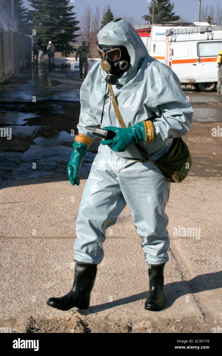 Man In Chemical Protection Suit High Resolution Stock Photography and ...