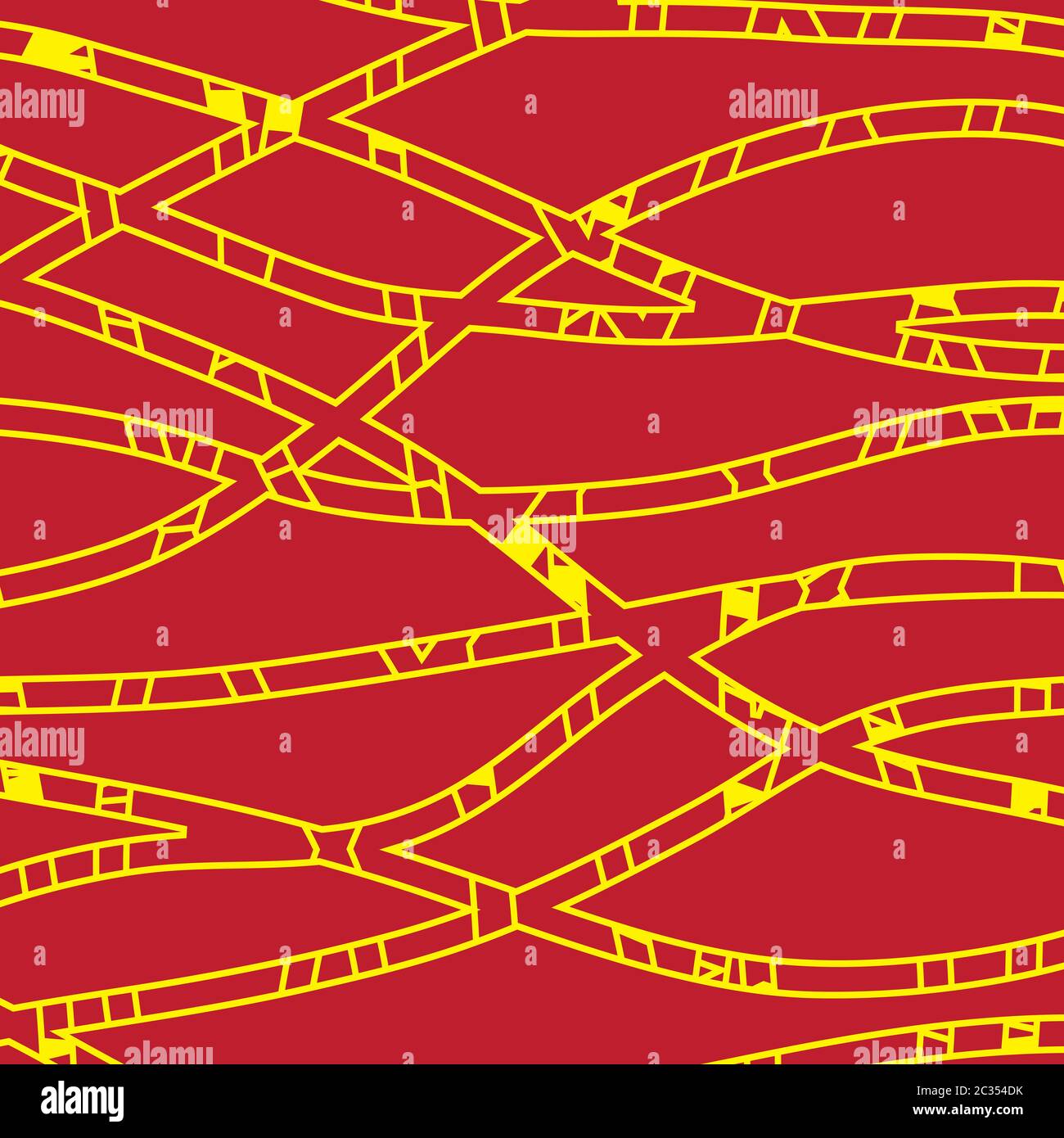 Red and yellow abstract criss cross stripe background Stock Photo - Alamy