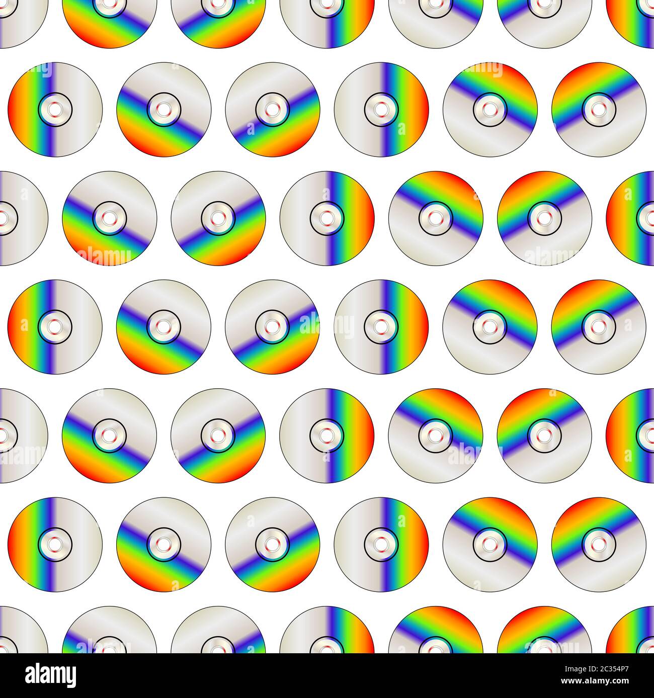 A blank DVD or CD disc set as a seamless repeating background Stock ...