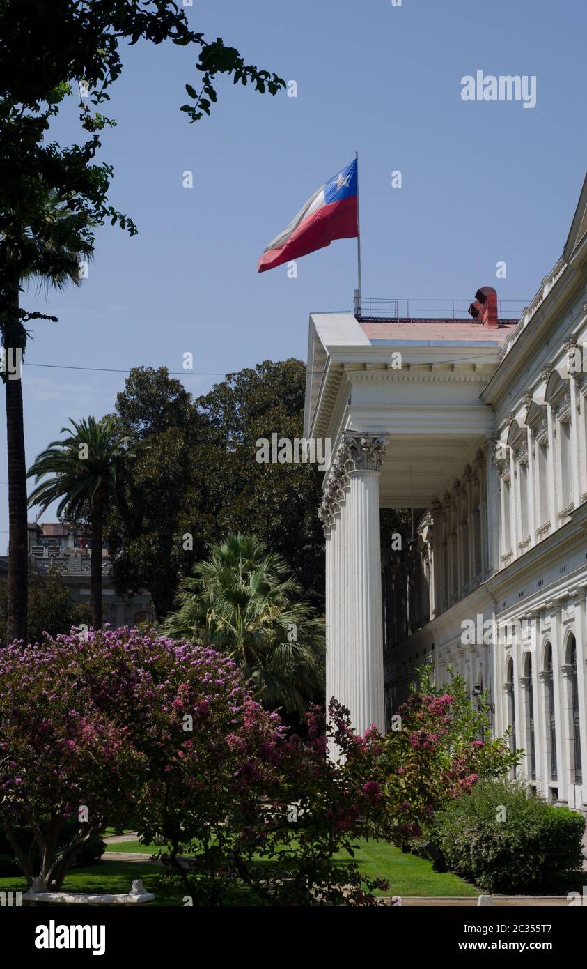 National Congress building. Santiago de Chile. Chile Stock Photo - Alamy