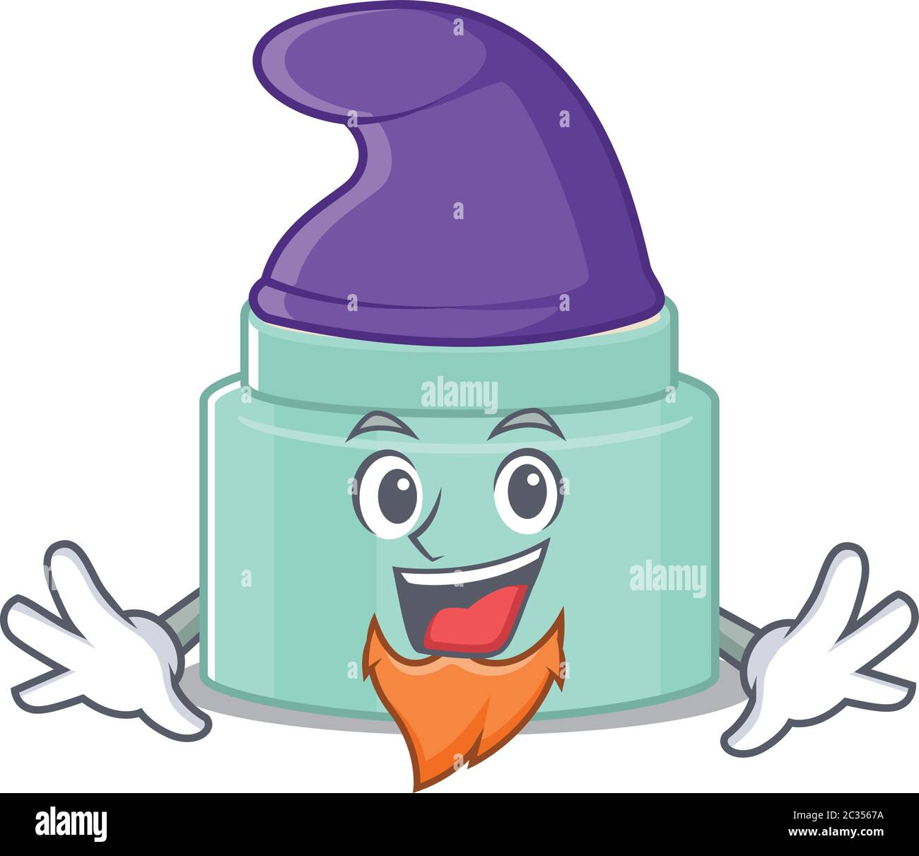 An adorable cartoon design of lipbalm as an Elf fairytale character ...