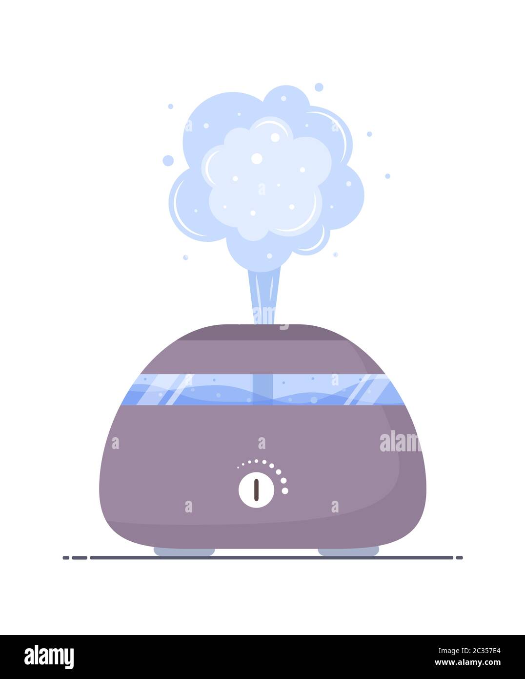 Humidifier air icon. Ultrasonic purifier microclimate for home. Healthy ...