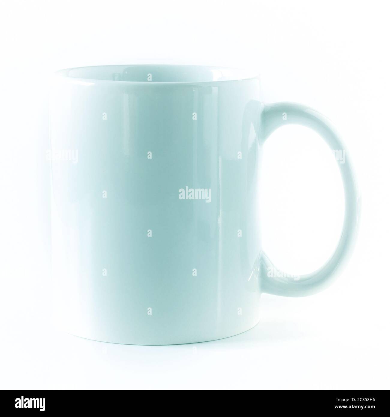 Light blue mug Stock Photo - Alamy