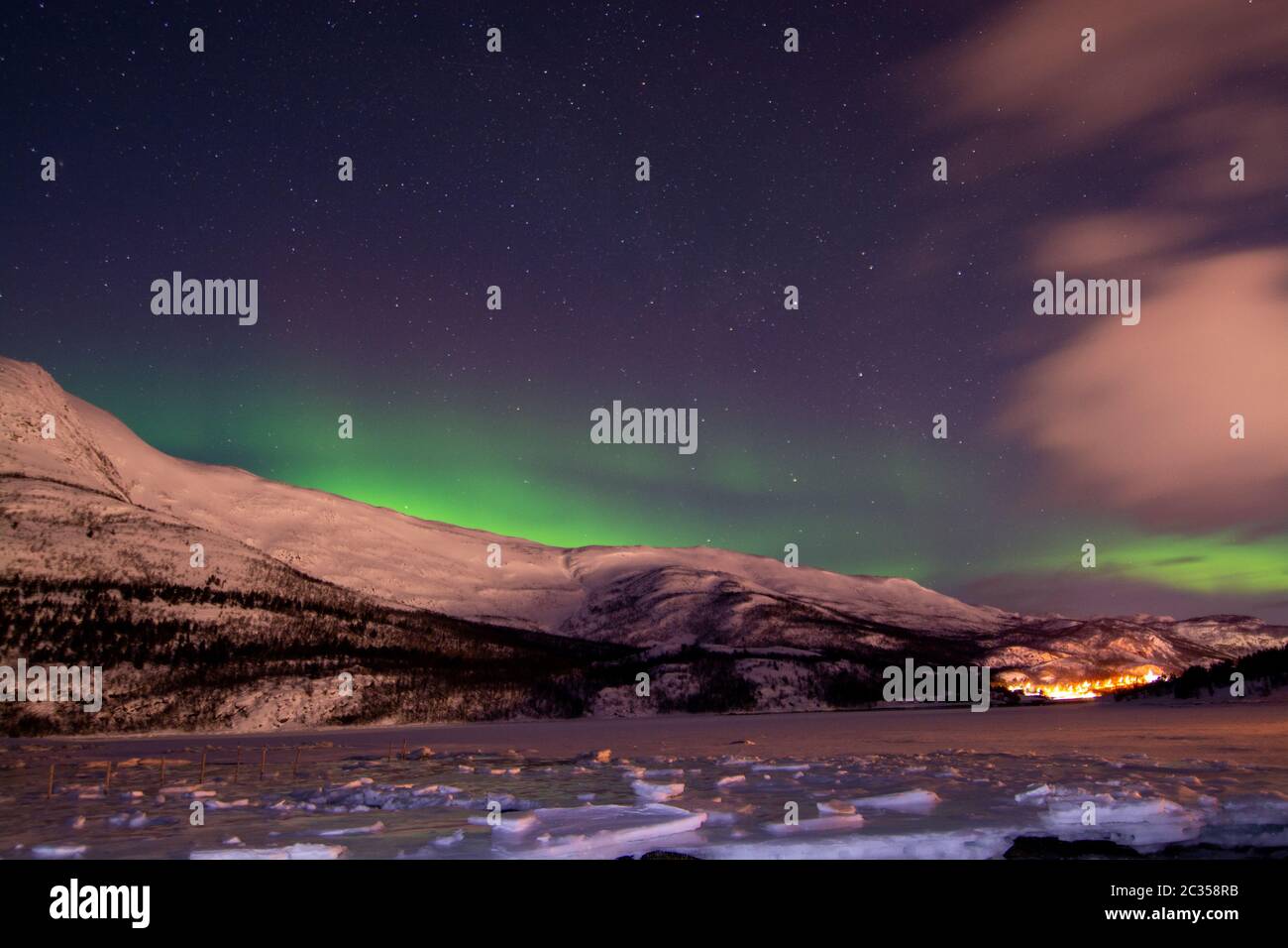 An aurora borealis, sometimes referred to as polar lights or northern ...