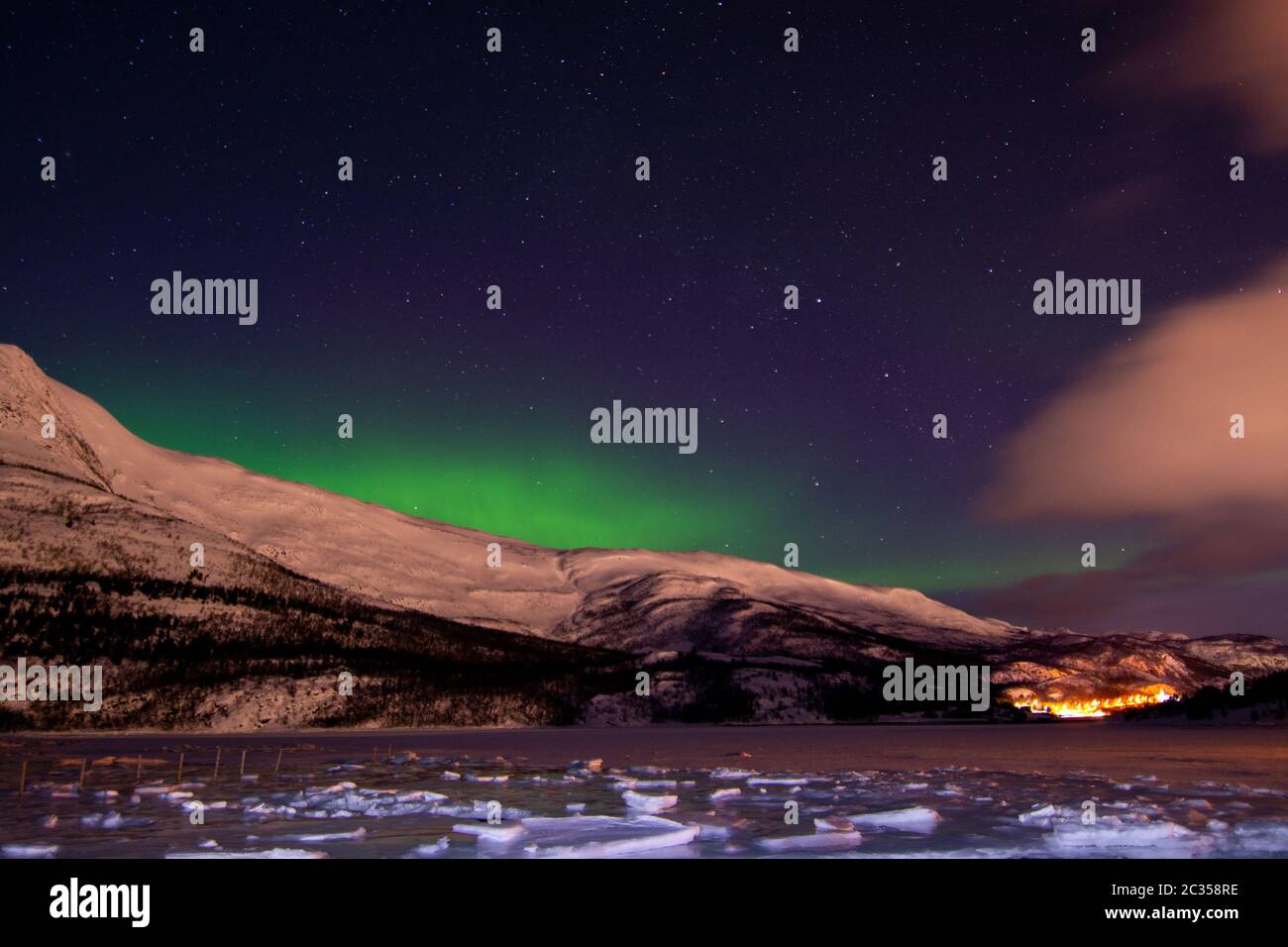 An aurora borealis, sometimes referred to as polar lights or northern ...
