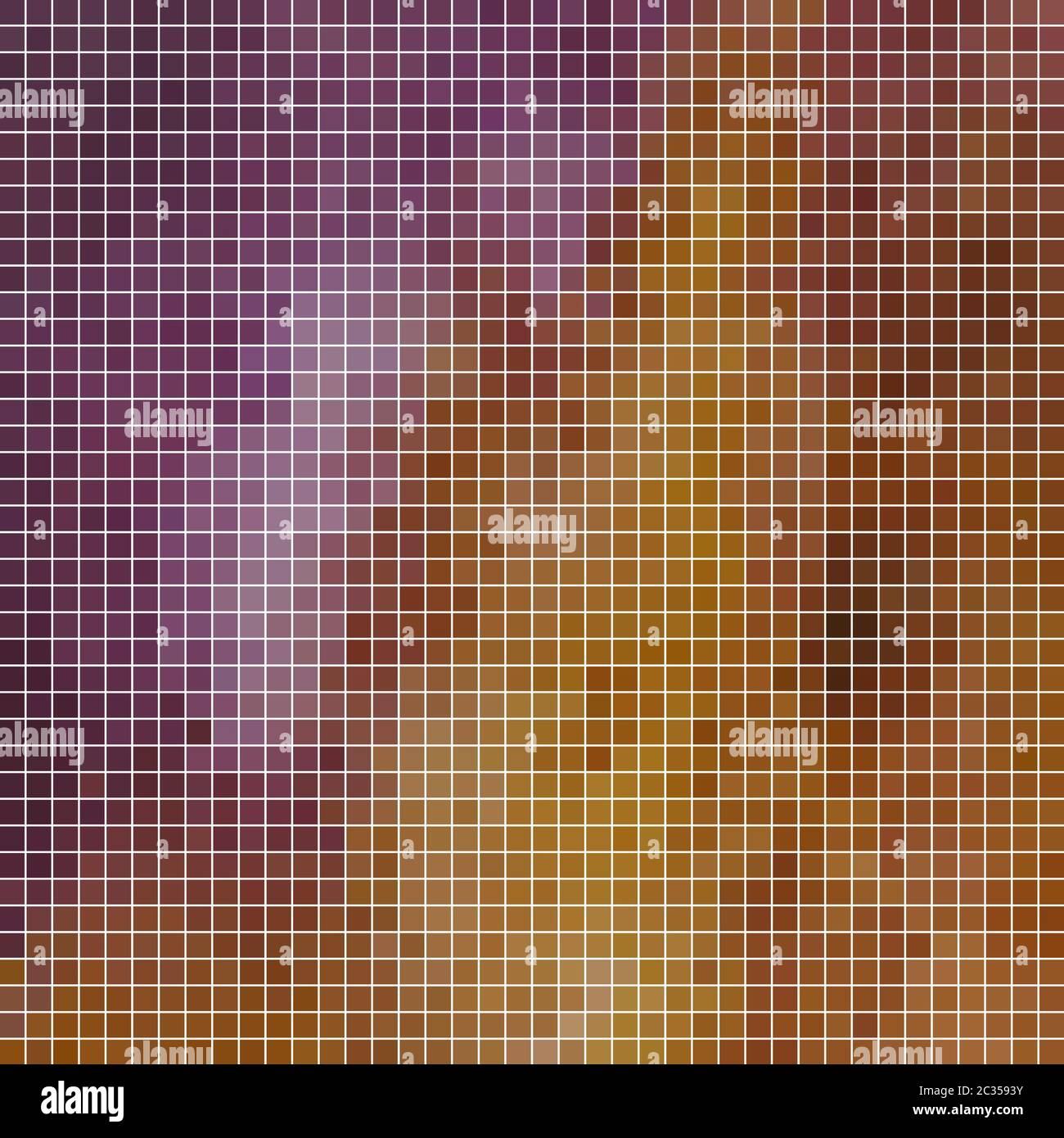 abstract square pixel mosaic background - violet and yellow Stock Photo ...
