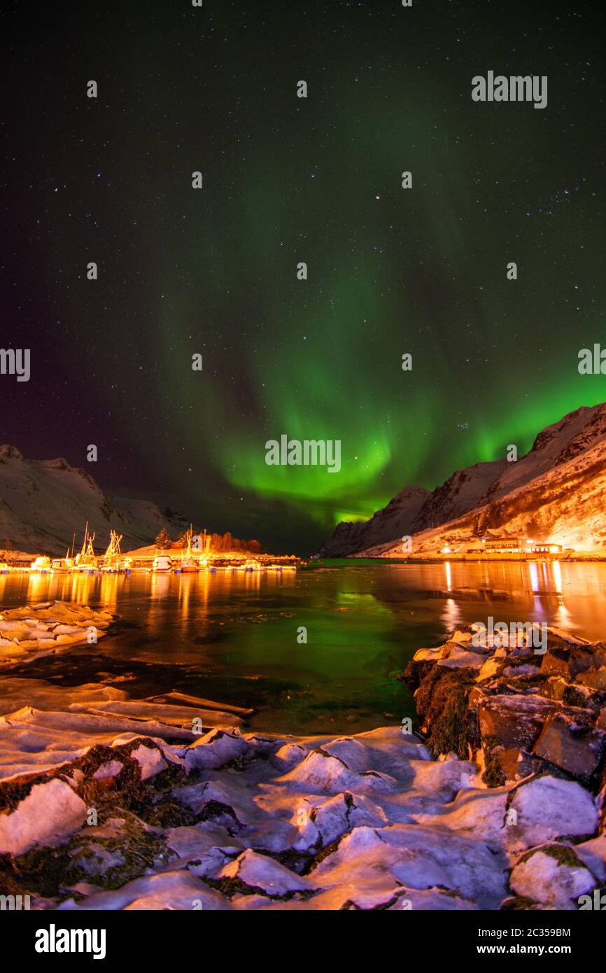 An aurora borealis, sometimes referred to as polar lights or northern ...