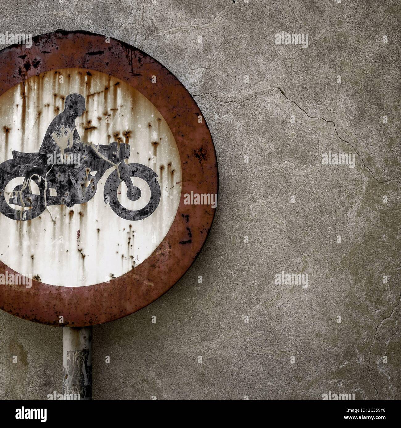 Road sign ban Stock Photo - Alamy