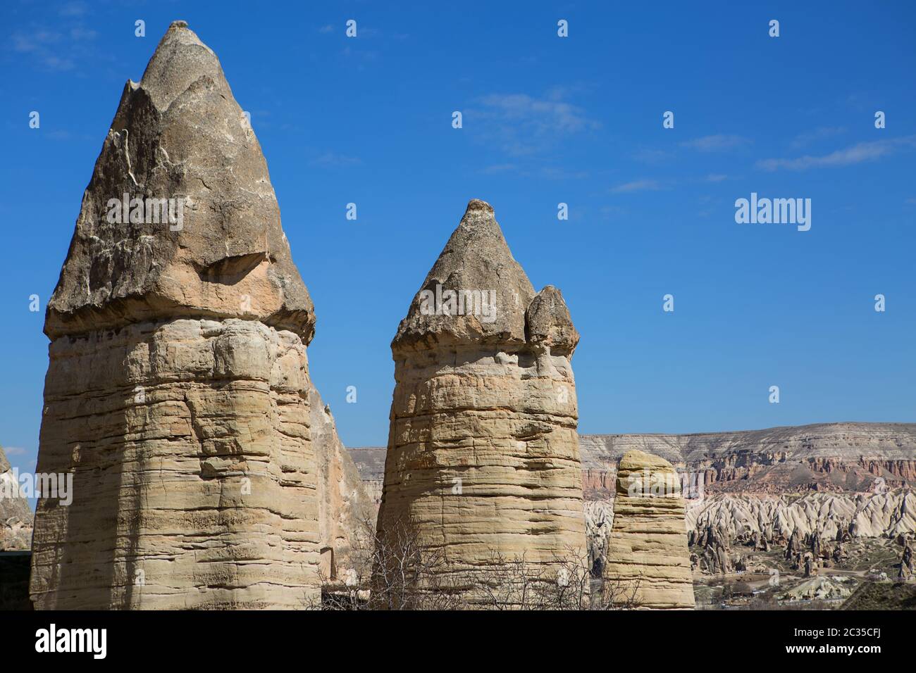 Fairy Chimneys rock formation Stock Photo - Alamy