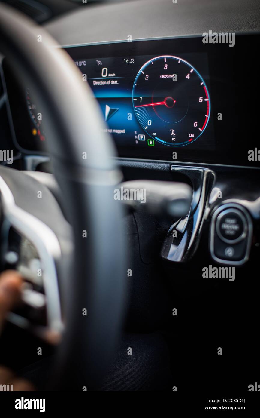Digital tachometer hi-res stock photography and images - Alamy