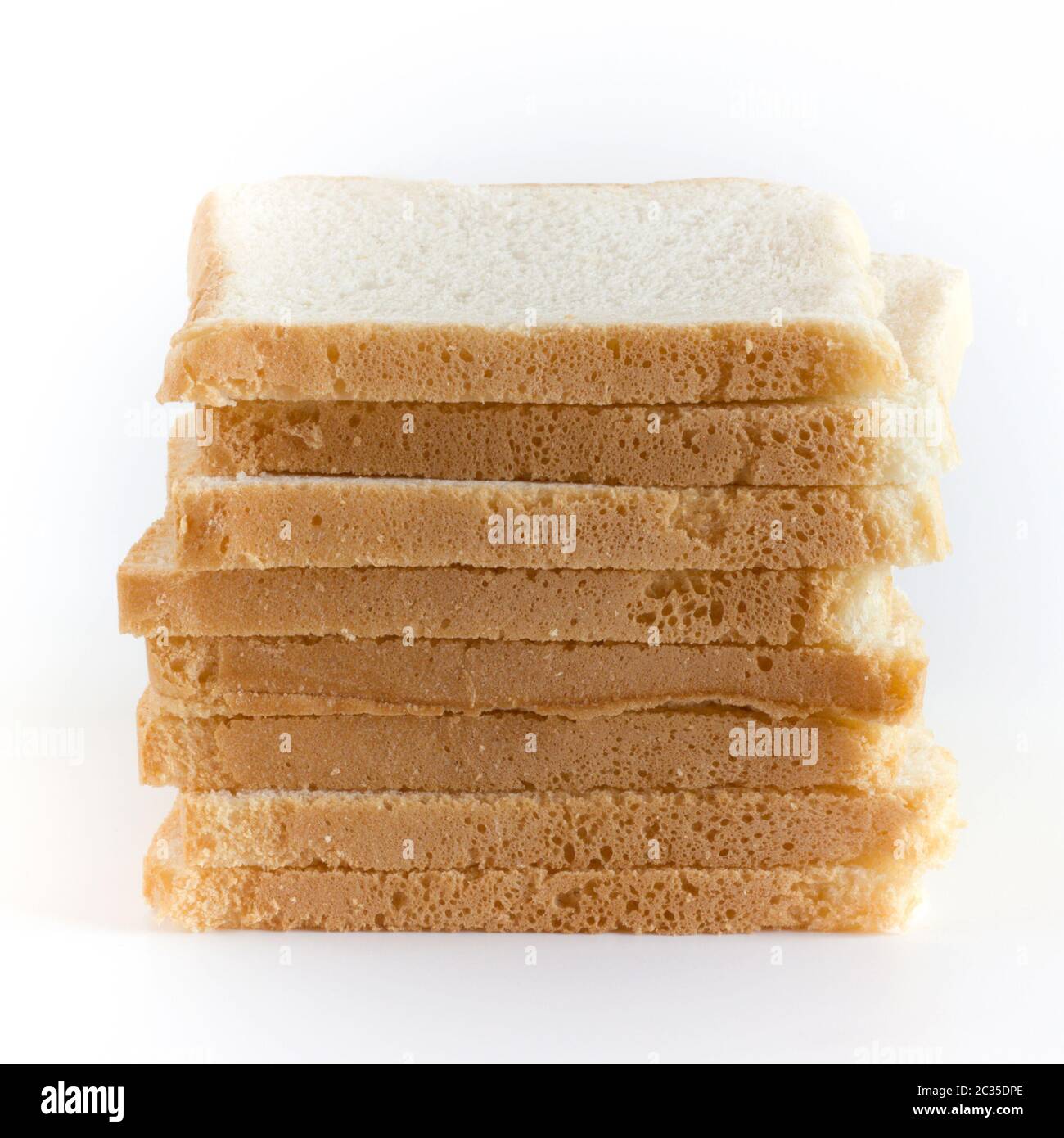 Pile sliced sandwich bread hi-res stock photography and images - Alamy