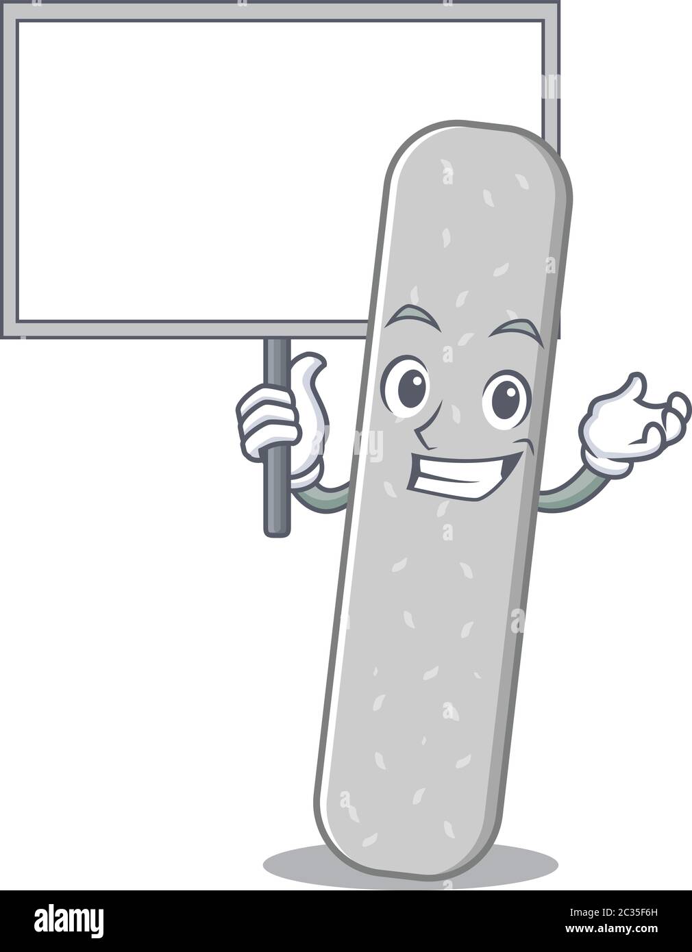 sweet Mascot design of emery boards bring a board Stock Vector Image ...