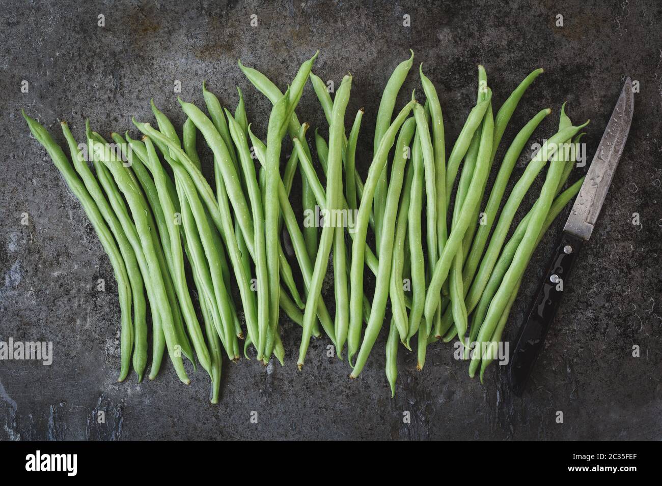 Fresh French bean-Green bean Stock Photo - Alamy