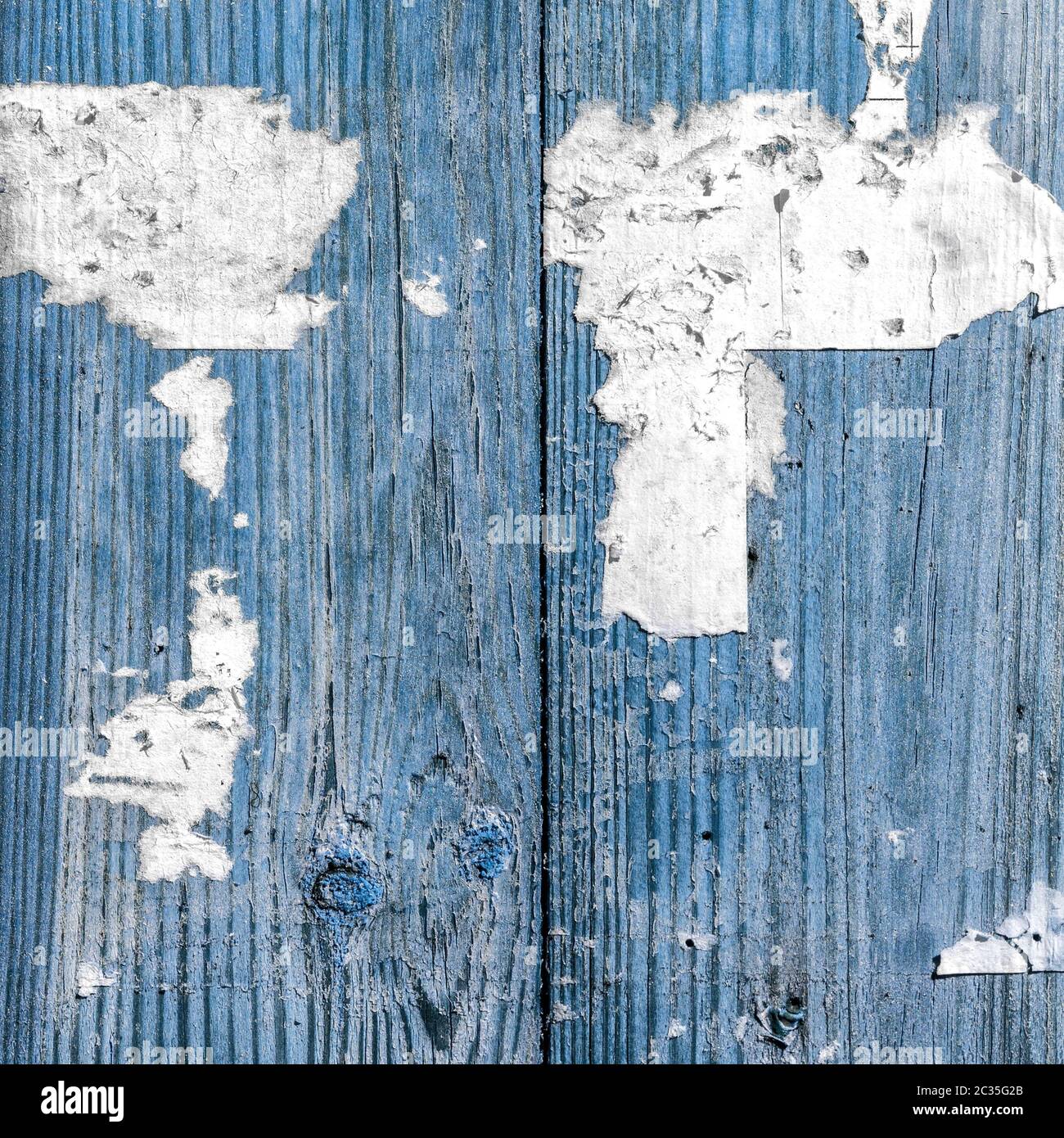 Old azure wooden boards Stock Photo - Alamy