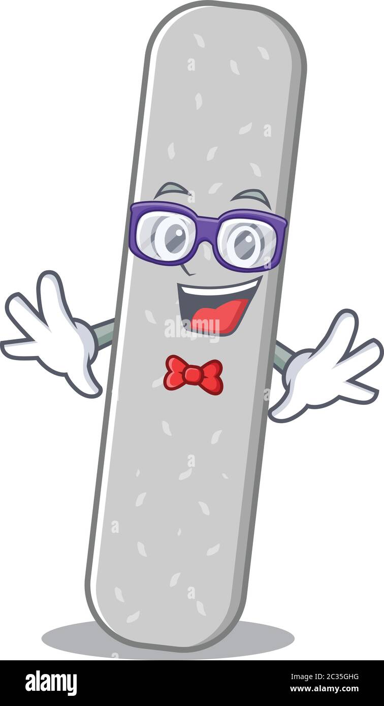 A caricature drawing of nerd emery boards wearing weird glasses Stock ...