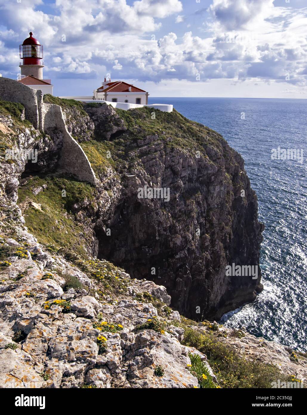 Cabo Vincente Portugal Stock Photo - Alamy