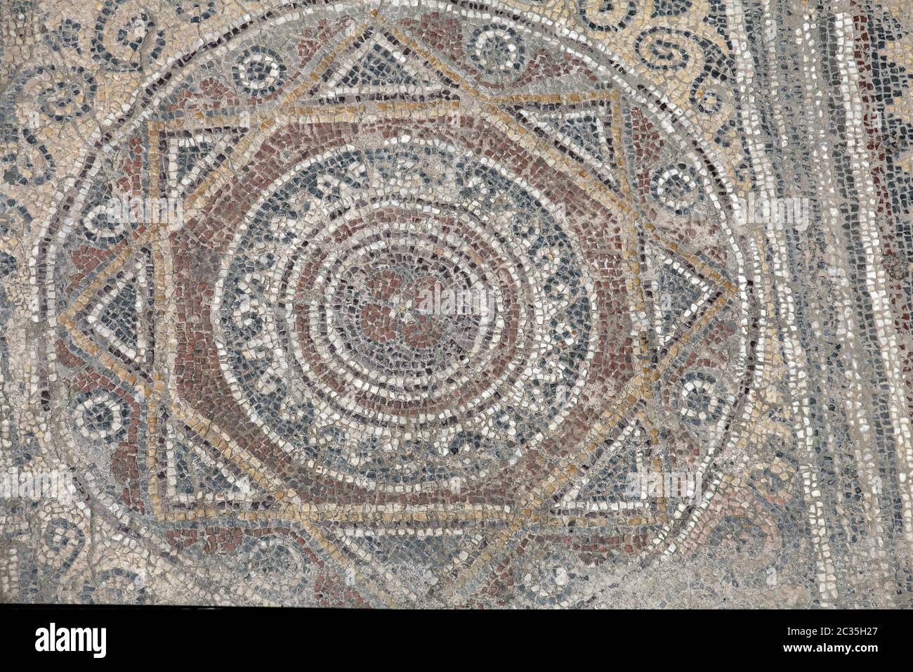 Rhodes - the medieval building of the Hospital of the Knights.At ...