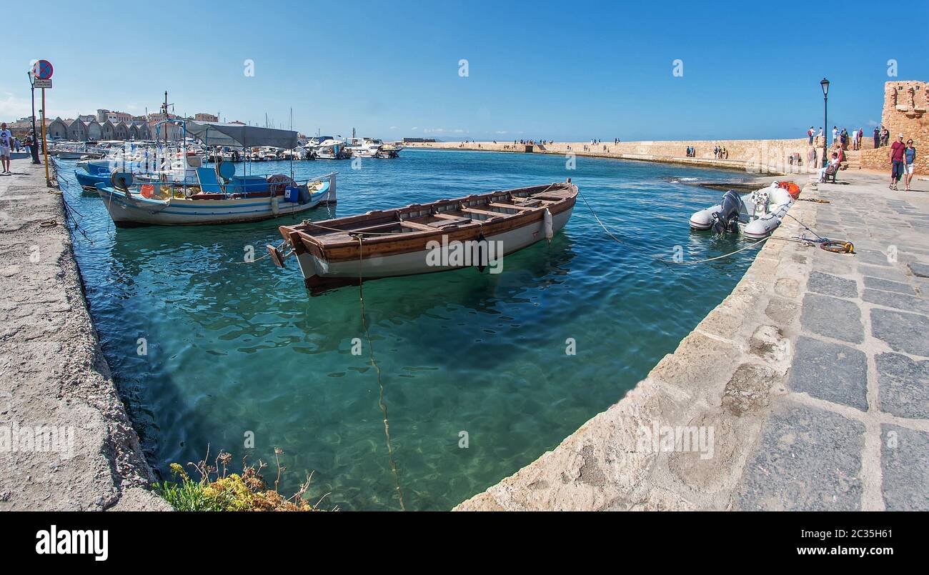 Storm over fishing harbour hi-res stock photography and images - Alamy