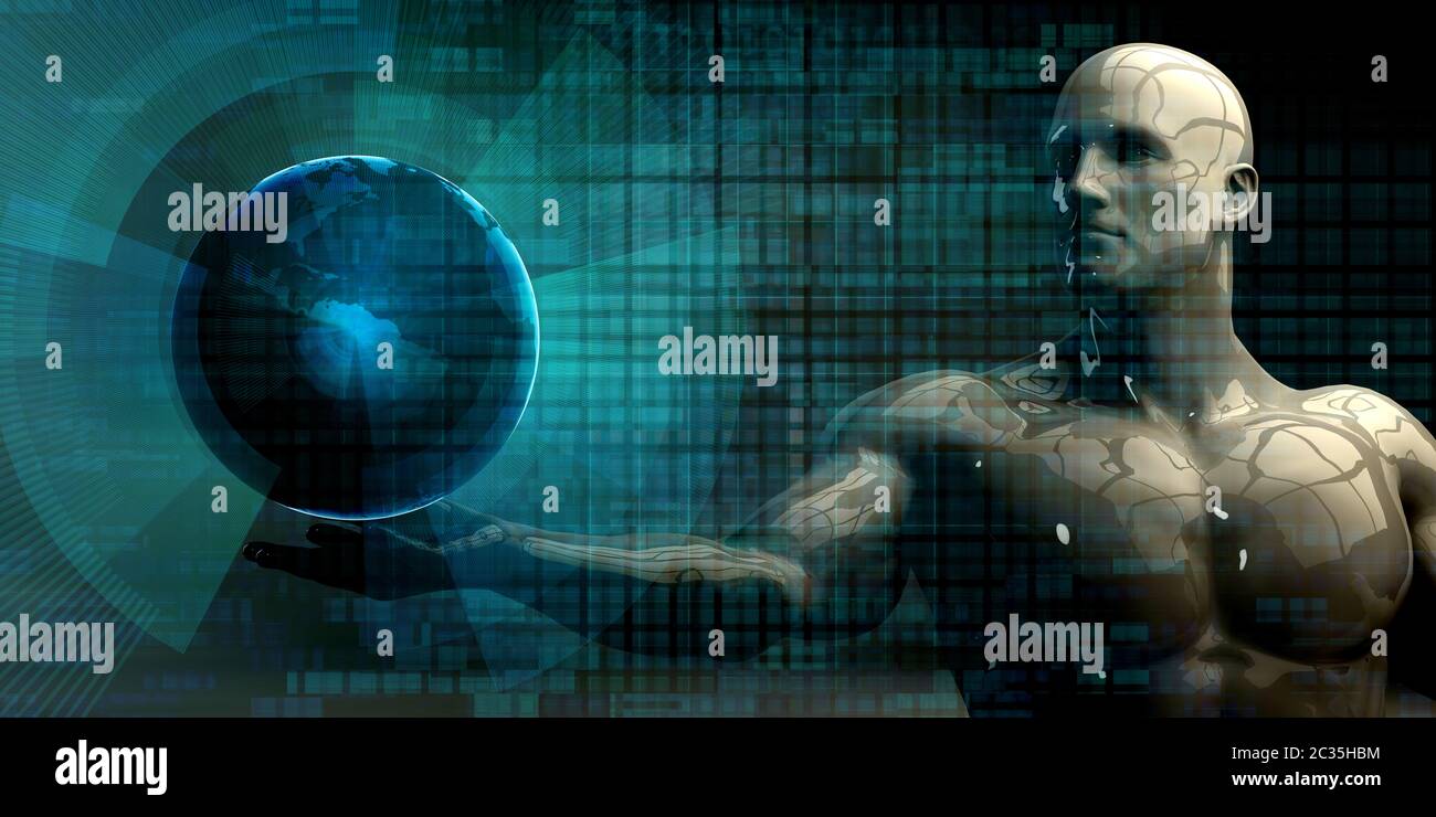 International Trade and Business Hub Abstract Art Stock Photo - Alamy