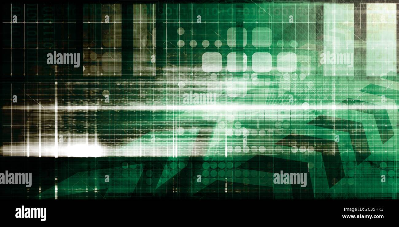 Information Technology Data Network as a System Stock Photo - Alamy