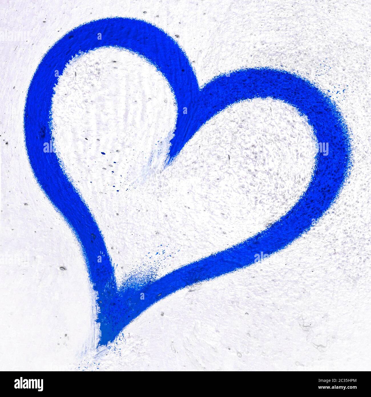 Deep blue grunge heart Stock Photo - Alamy
