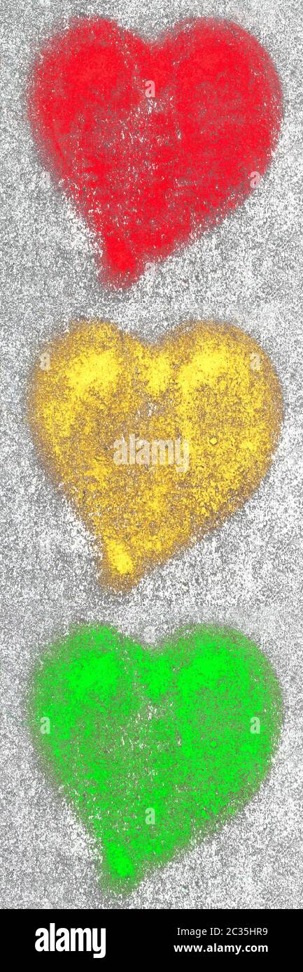 Heart red light traffic light hi-res stock photography and images - Alamy