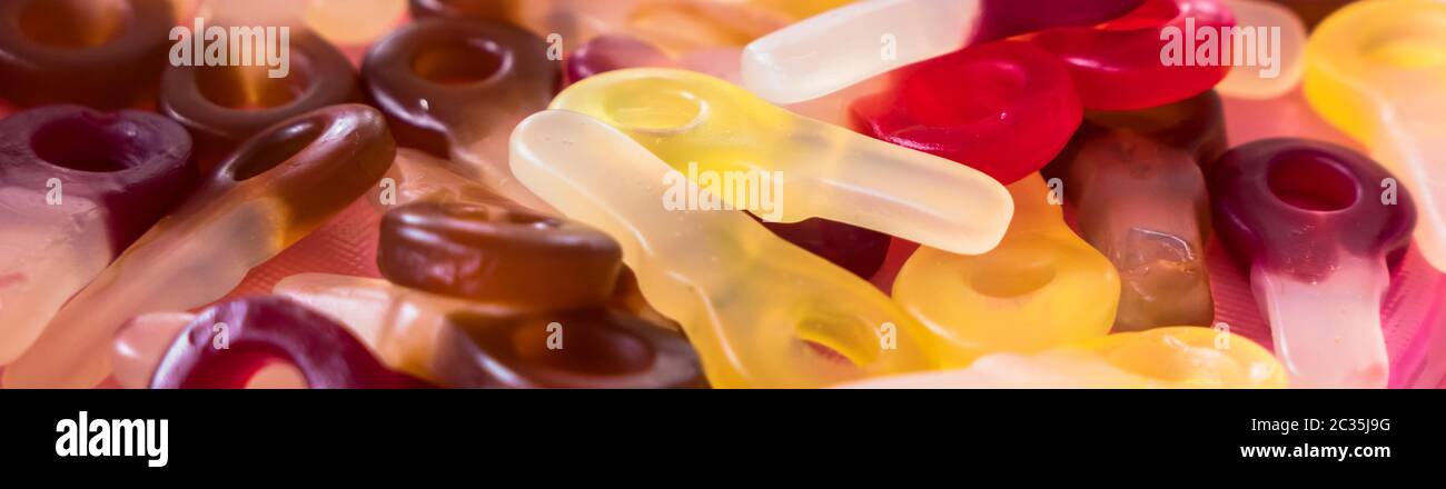 Group of gummy candies Stock Photo - Alamy
