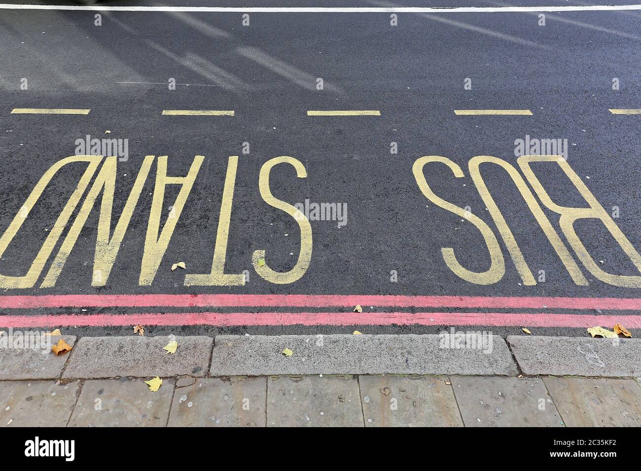 Bus Stand Sign High Resolution Stock Photography and Images - Alamy