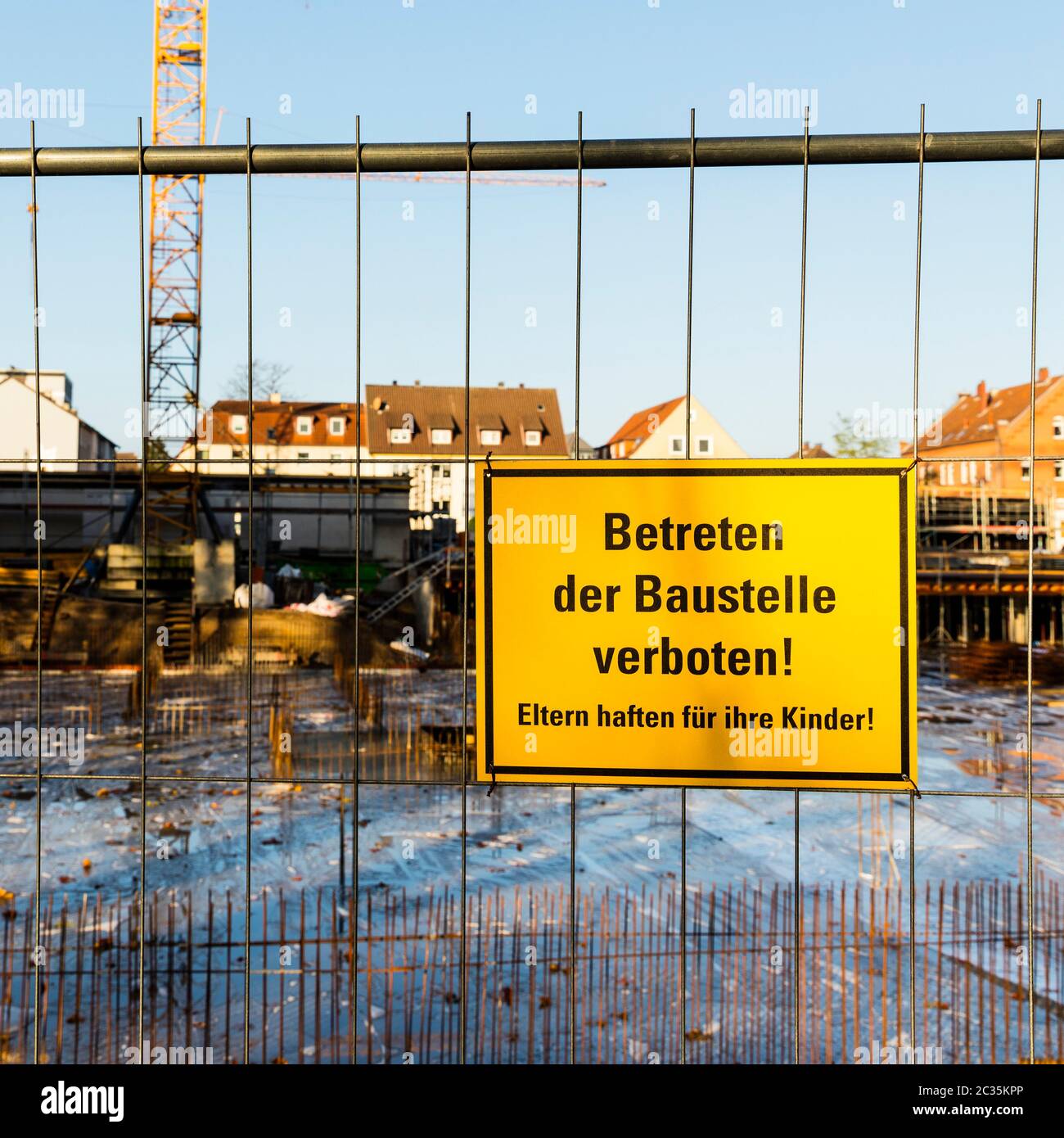 Entering prohibited hi-res stock photography and images - Alamy