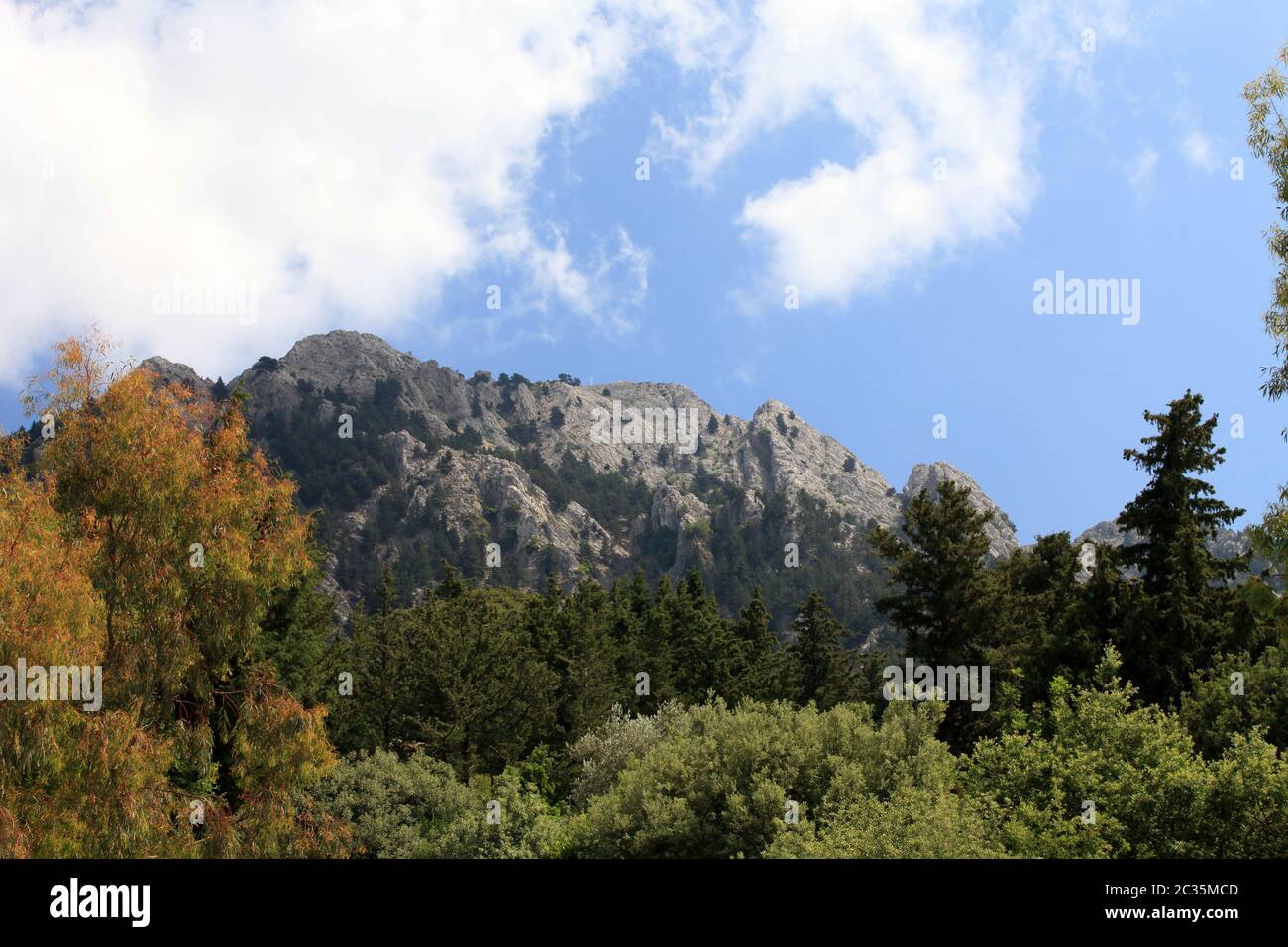 Mountains above the village of Zia on the island of Kos Stock Photo - Alamy