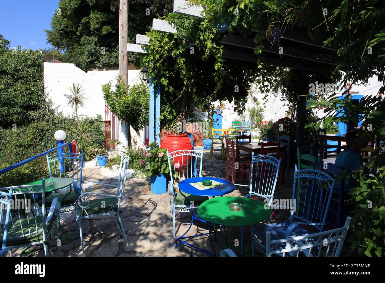 Zia village on Kos Island, Dodecanese, Greece Stock Photo - Alamy