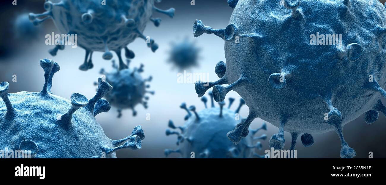 Corona Virus Covid-19 Microbiology And Virology Concept Stock Photo - Alamy