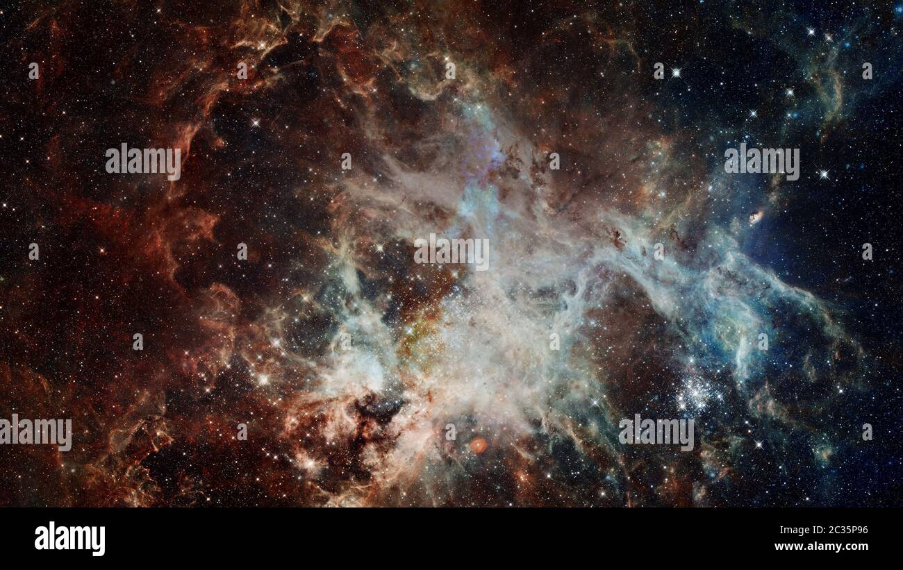 A glorious, rich star forming nebula. Elements of this image furnished ...