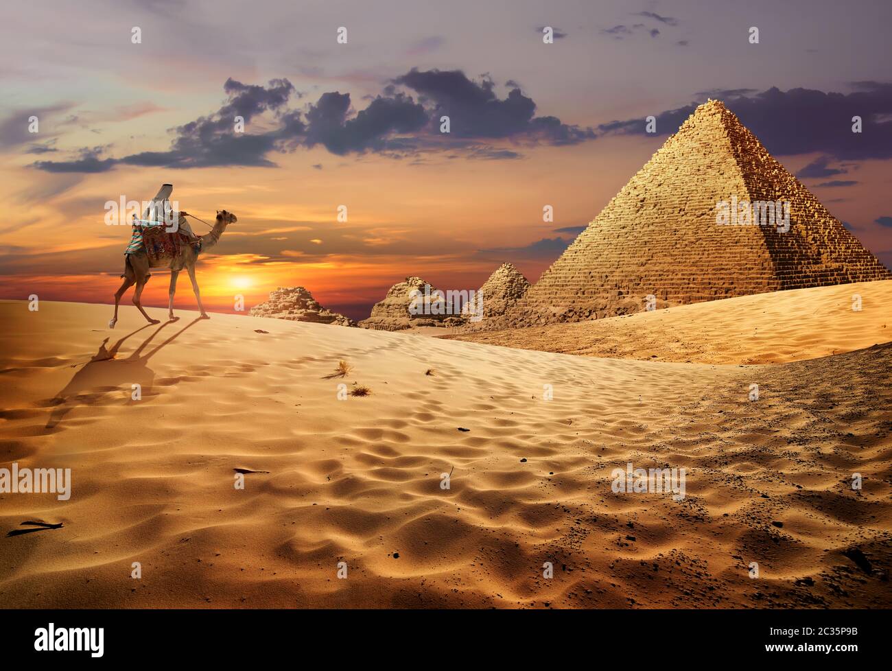 Egyptian landscape hi-res stock photography and images - Alamy