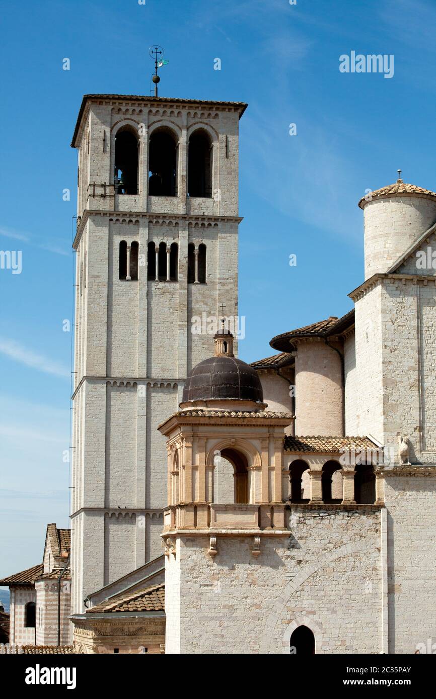 Basilica of Saint Francis, Assisi, Italy Stock Photo - Alamy