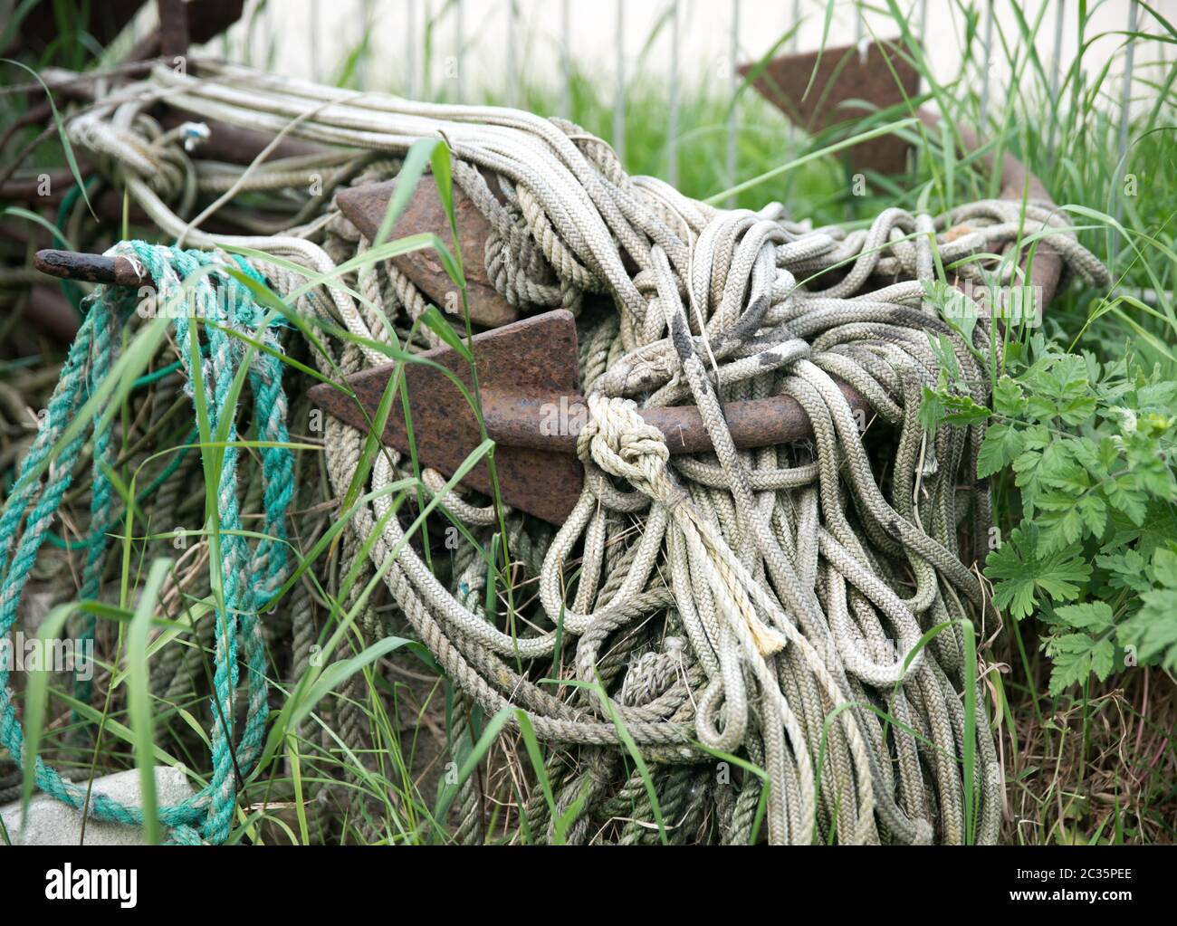Ropes and crab nets hi-res stock photography and images - Alamy