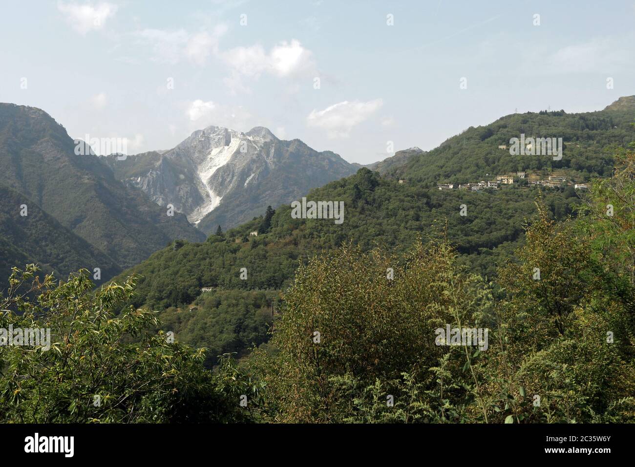 The Marble Quarries - Apuan Alps , Carrara, Tuscany, Italy Stock Photo ...
