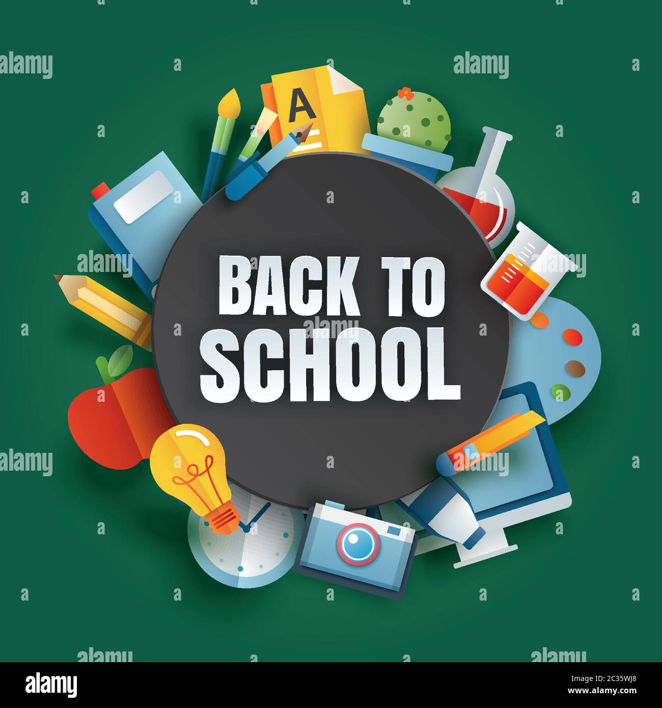 Education in school college Stock Vector Images - Alamy